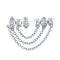 READY TO SHIP MIXED DIAMOND DUO CHAIN STUD
