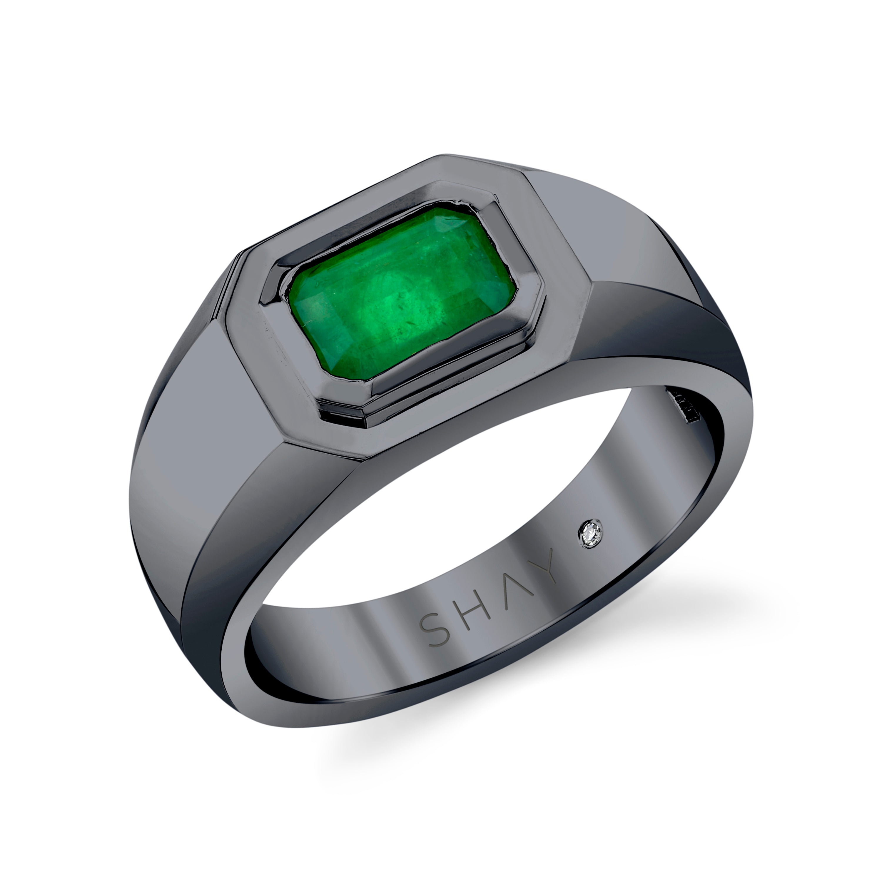 Mens pinky ring with stone store