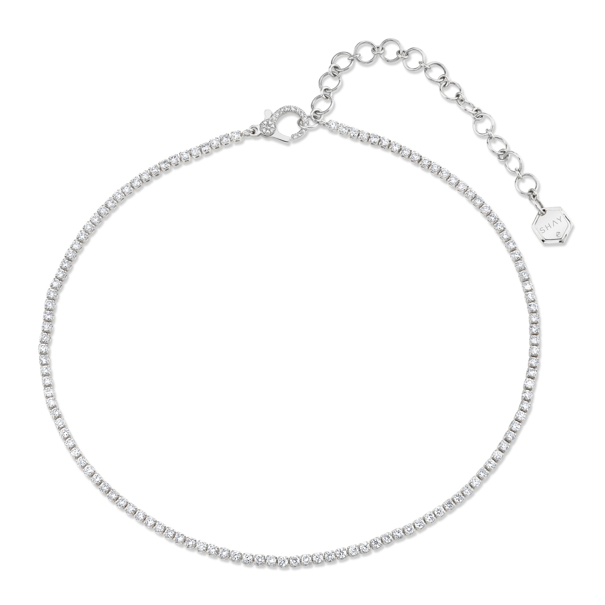 READY TO SHIP DIAMOND THREAD CHOKER