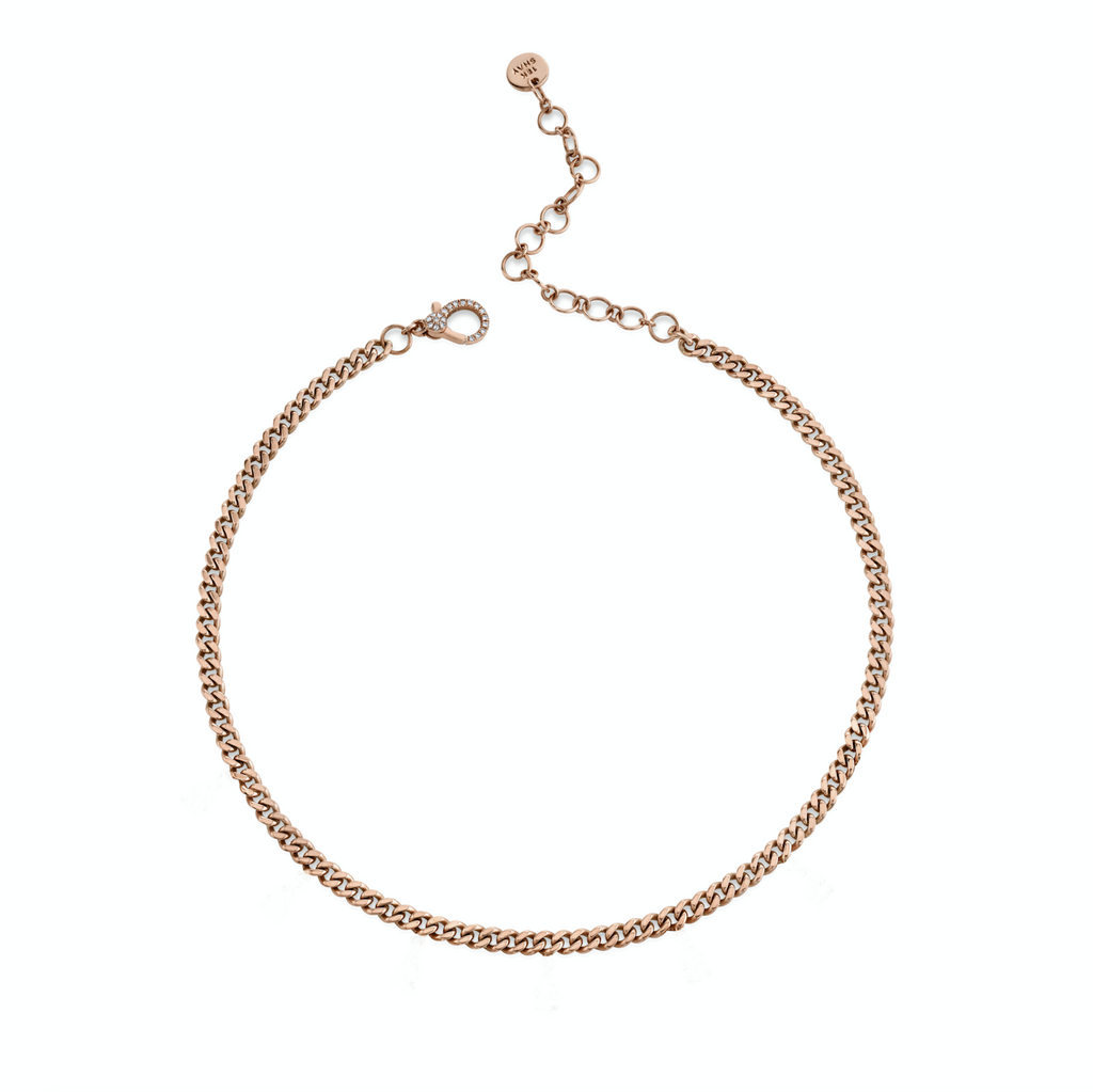 SOLID GOLD BABY LINK NECKLACE – SHAY JEWELRY